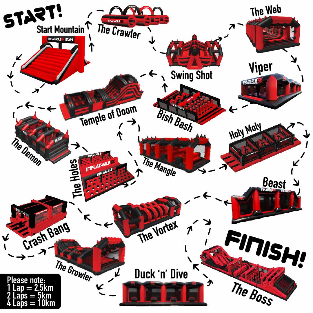 The Guildford Inflatable 2025 - Challengers